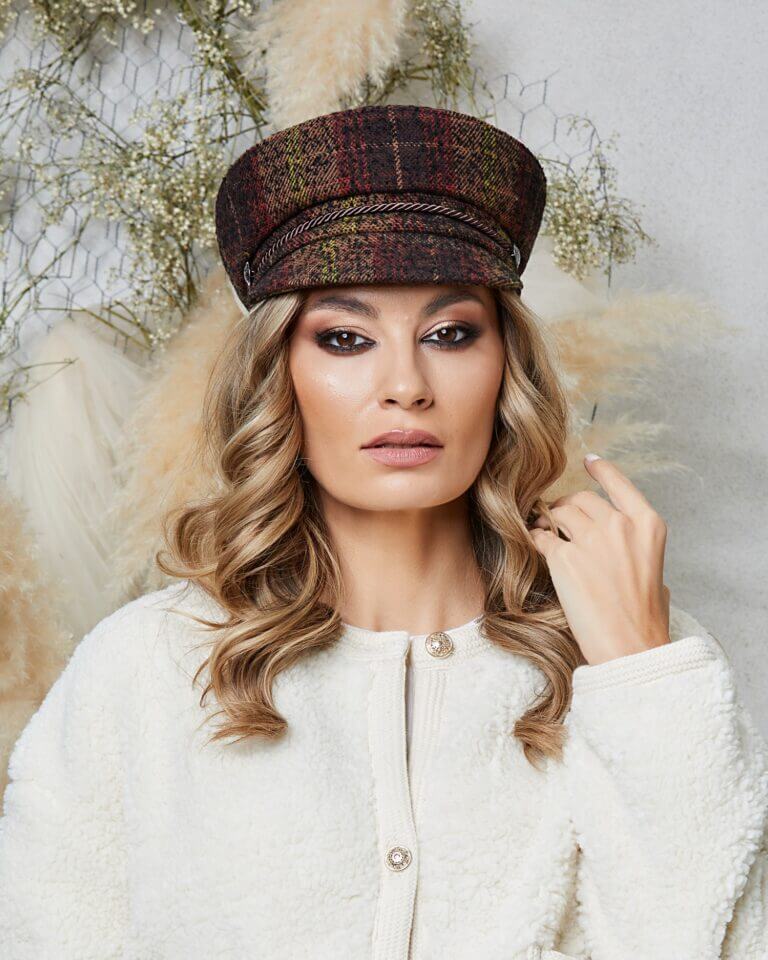 Sapca de dama Acacia 8 din lana — Palaria Mea